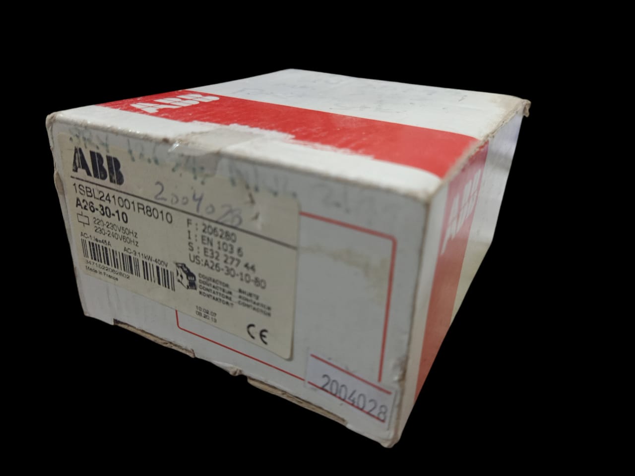 CONTACTOR ABB A26-30-10 26A 220V FRANCE