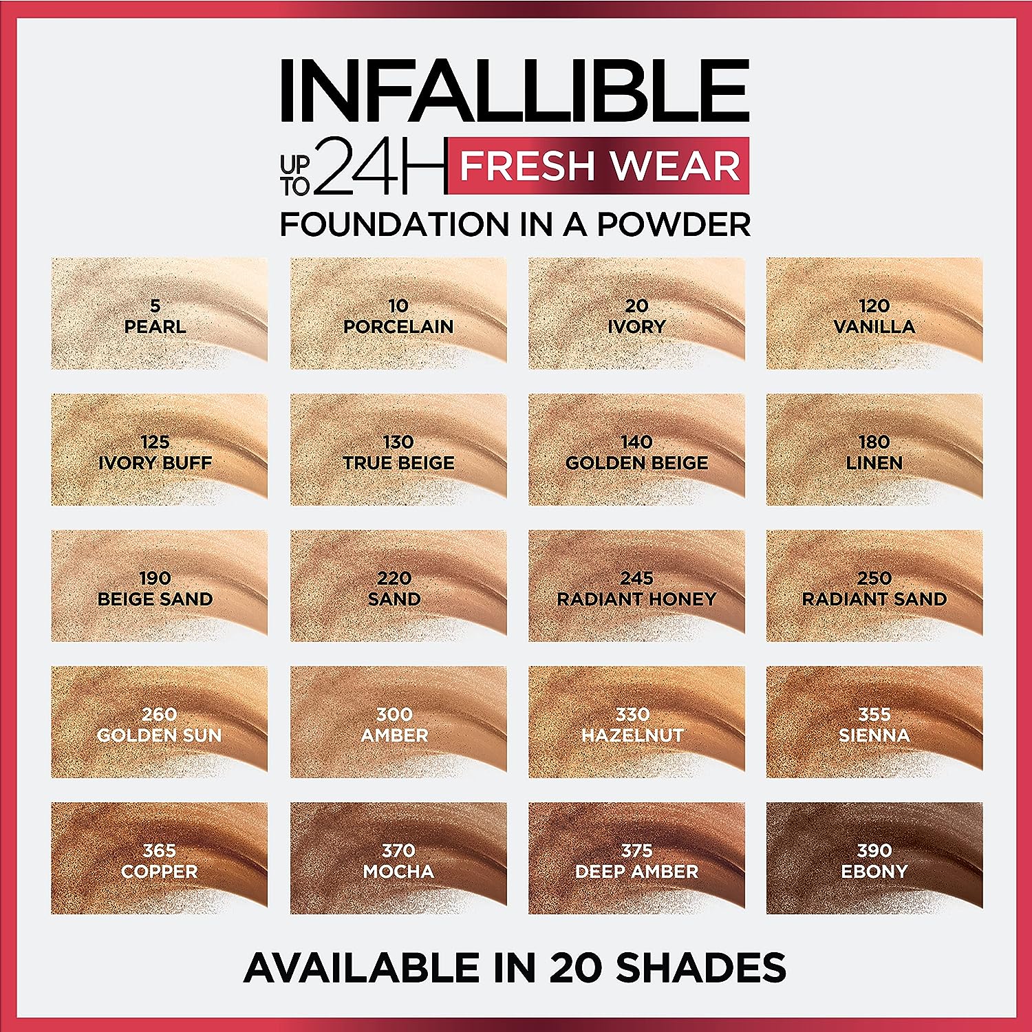 L'Oreal Infallible Powder Foundation 120 Vanilla