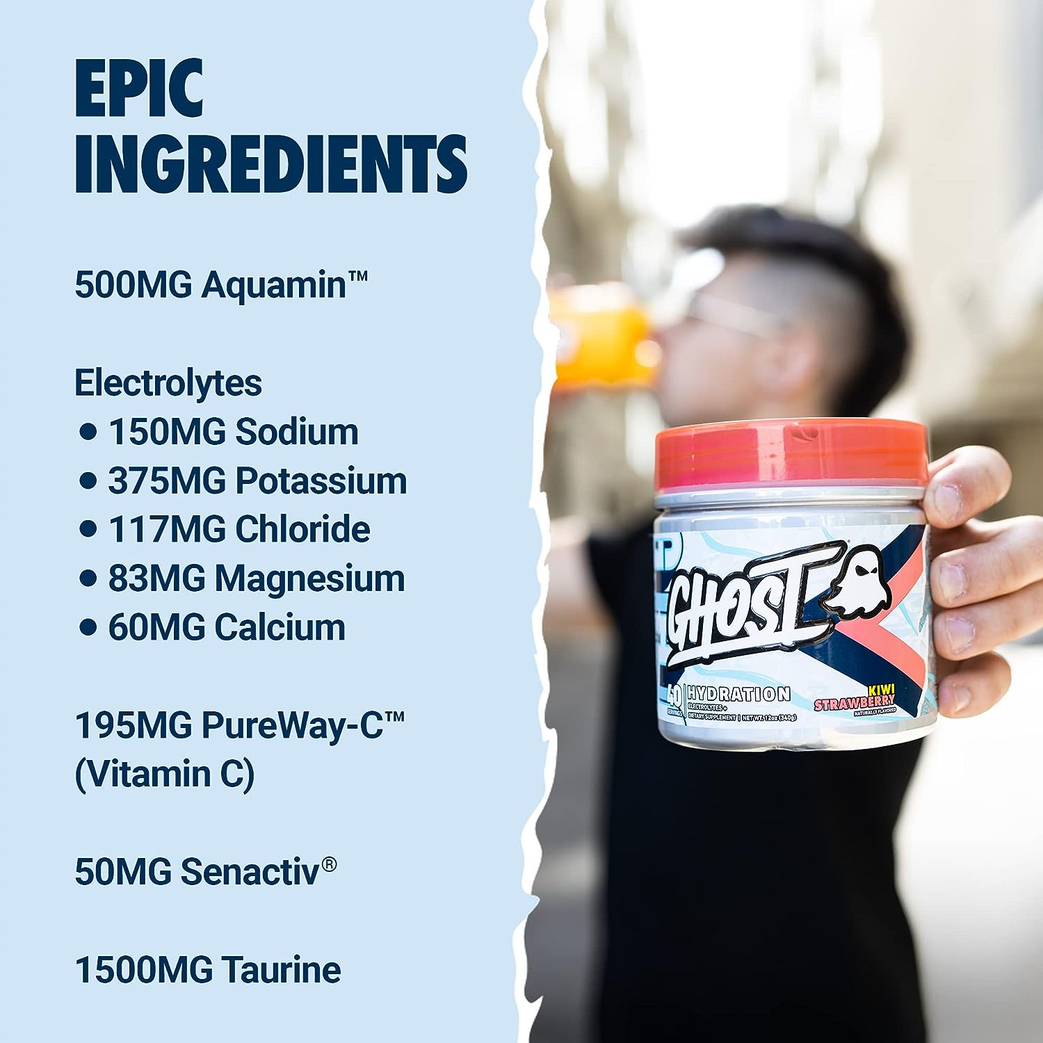 جوست - هايدريشن الإلكتروليتات باودر - Ghost Hydration Electrolytes