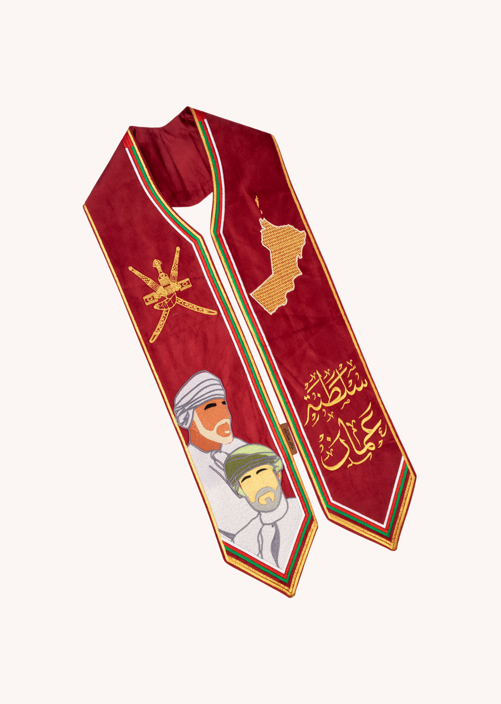 Map of Oman scarf