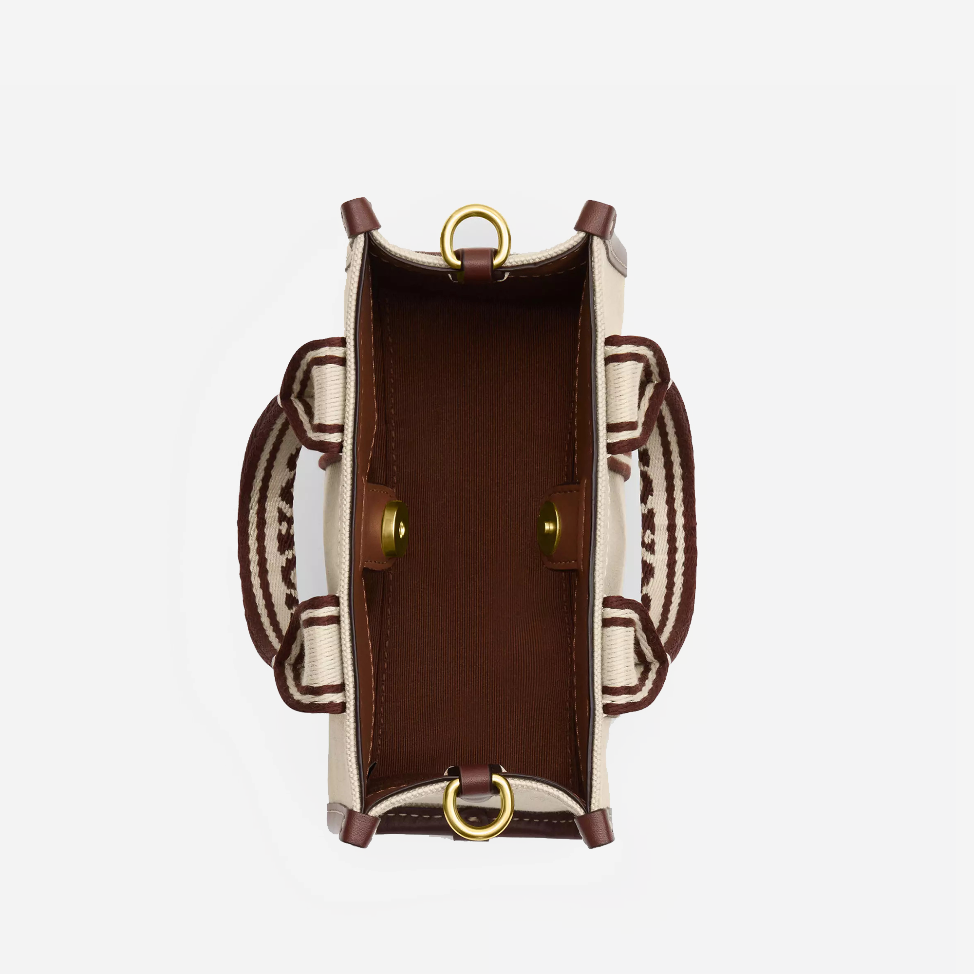 coach smith mini tote CS618 gold/natural multi