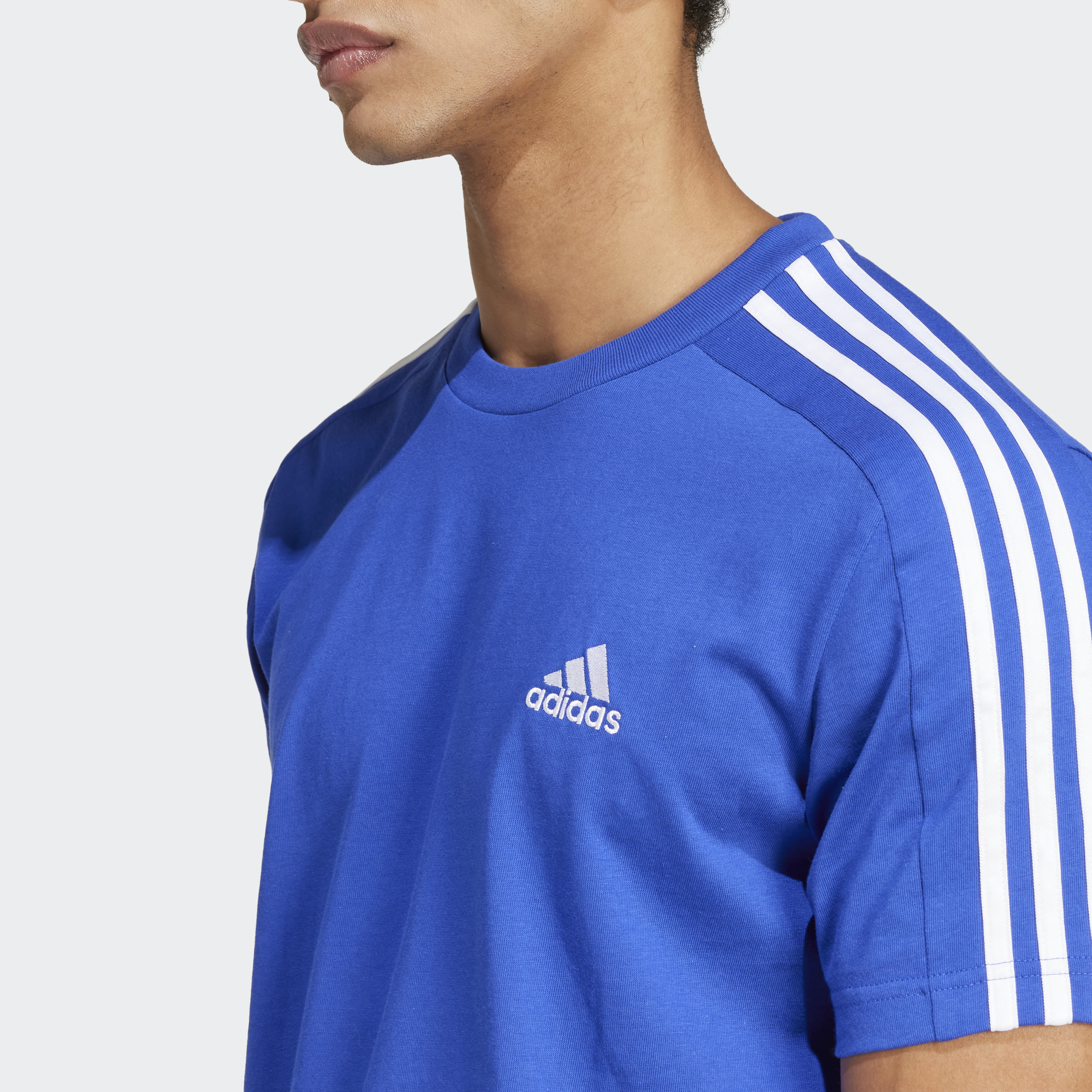 ESSENTIALS SINGLE JERSEY 3-STRIPES TEE