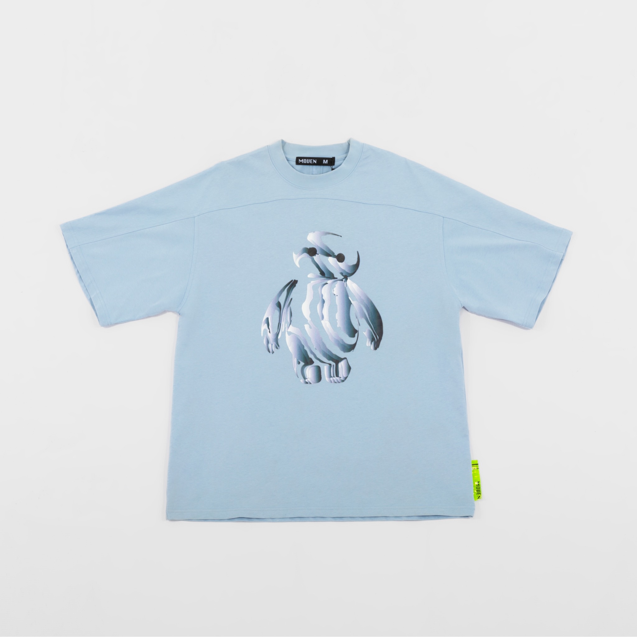 LIGHT BLUE BEAR ART T-SHERT