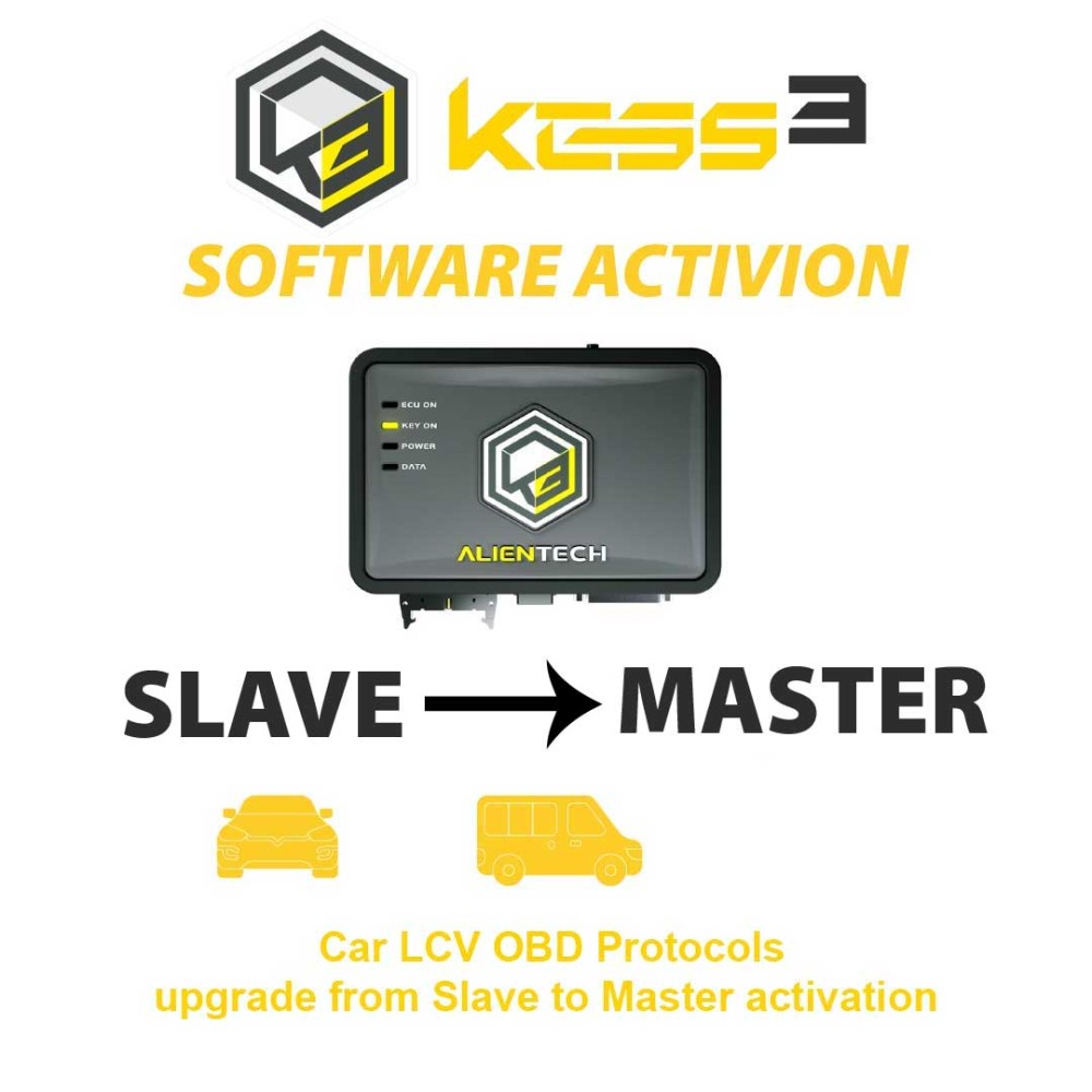 Alientech KESS3SU001 KESS3 Slave Car LCV OBD Protocols upgrade from ...