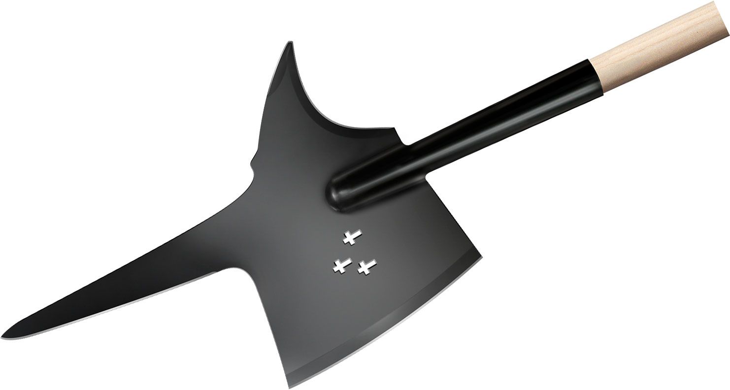 Cold Steel 89MSW Man at Arms Swiss Halberd 89.5" Overall, Ash Wood ...