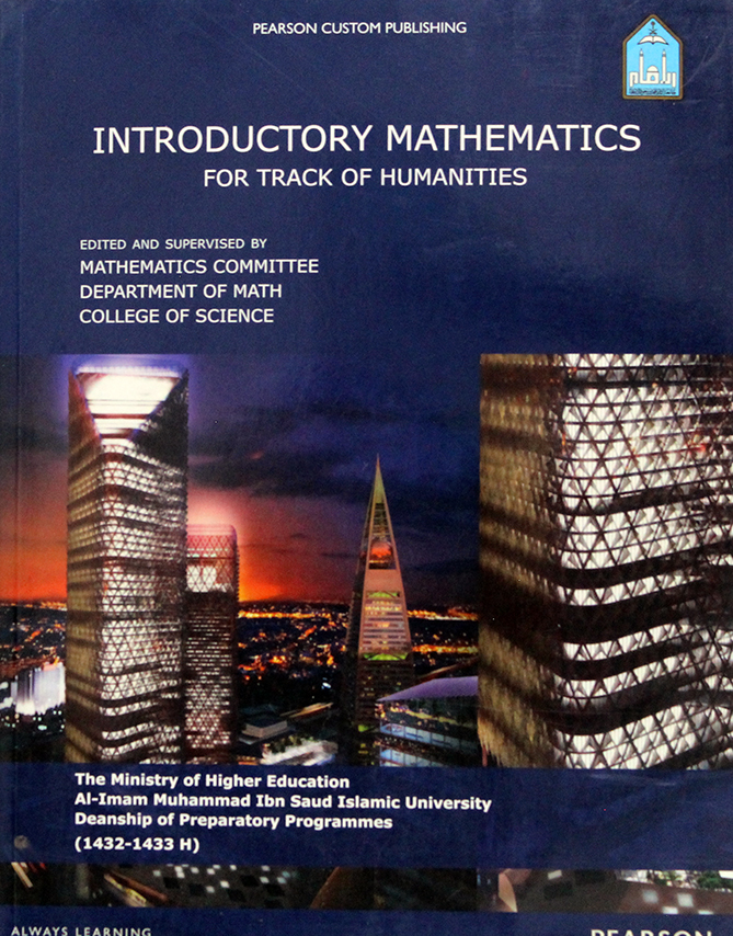INTRODUCTORY MATHEMATICS FOR TRACK OF HUMANITIES