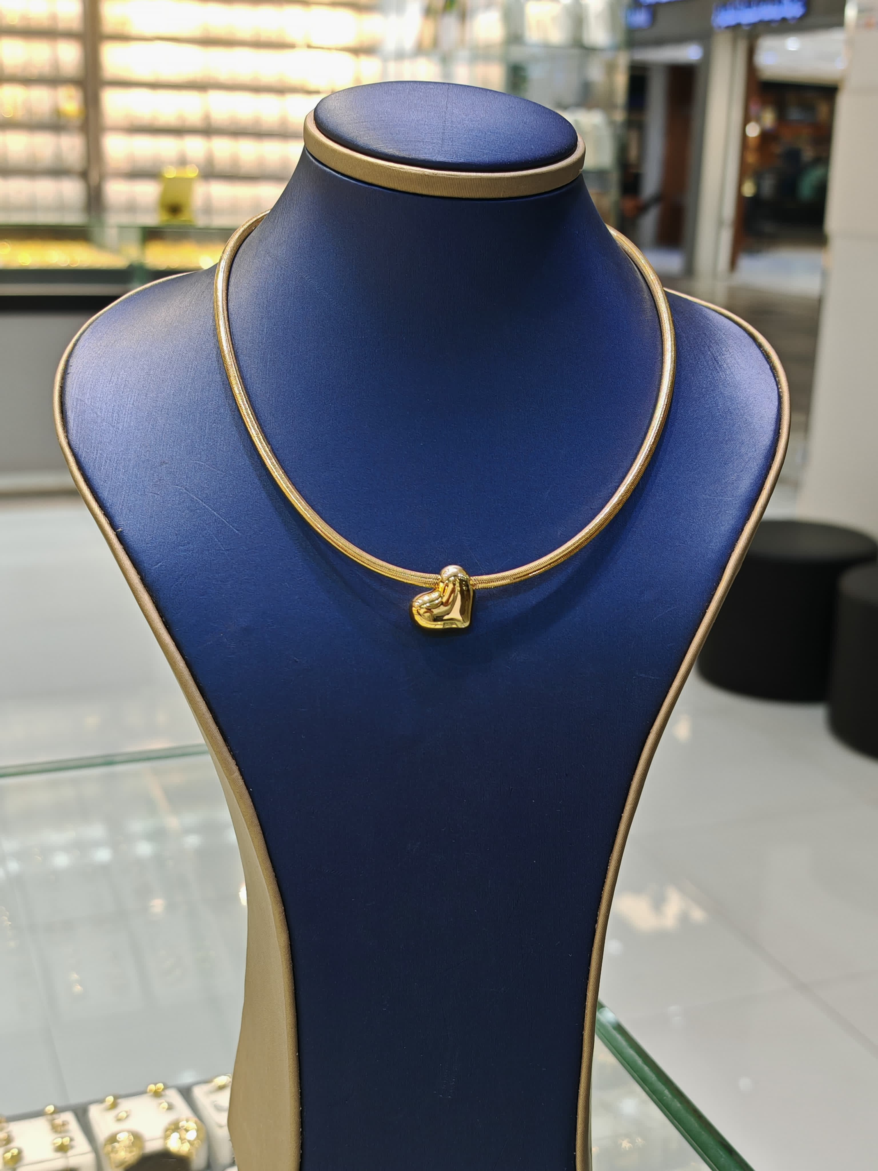 stretch NECKLACE 18K GOLD