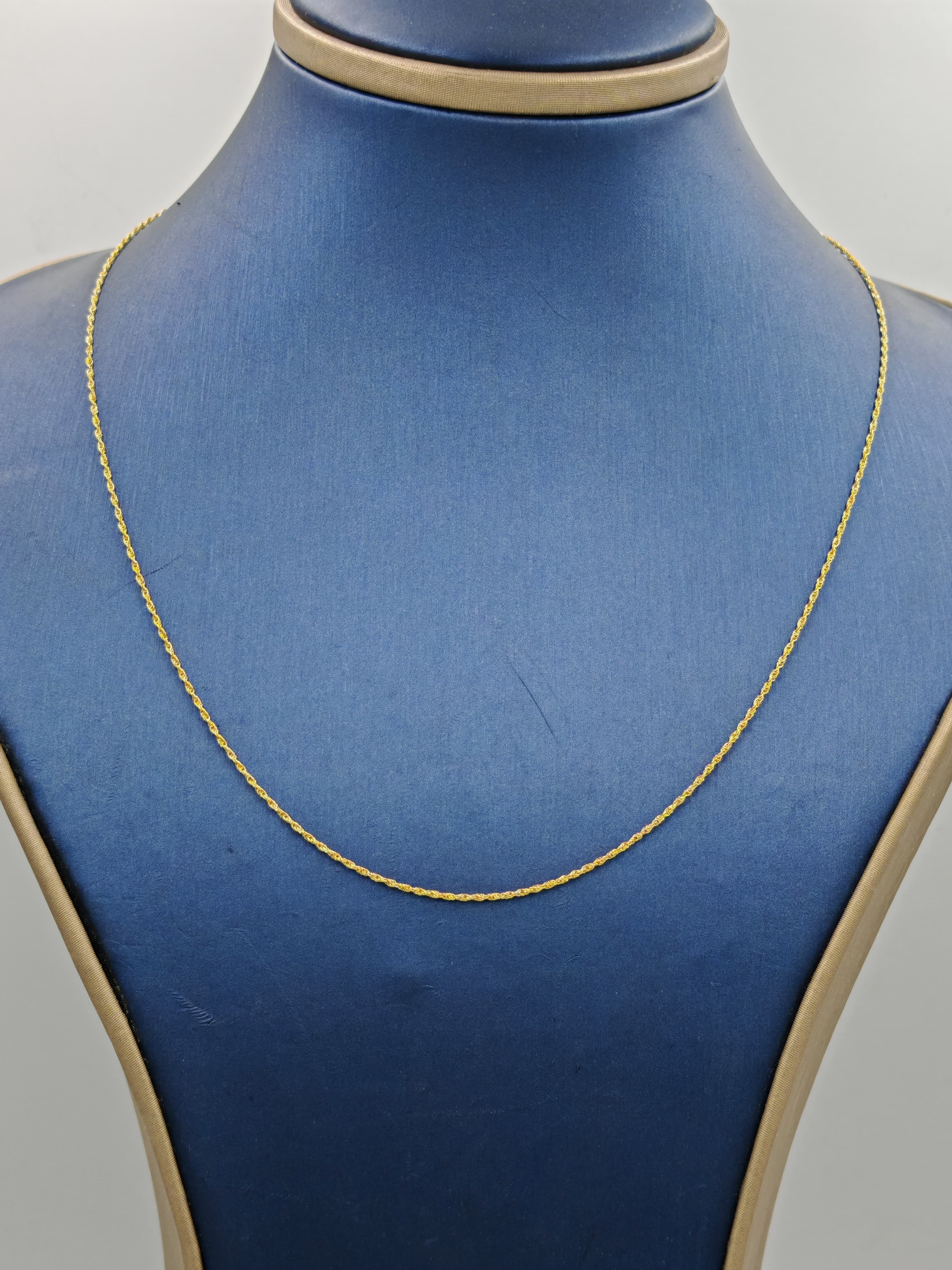 Rope necklace 21K سلسال مبروم عيار 21