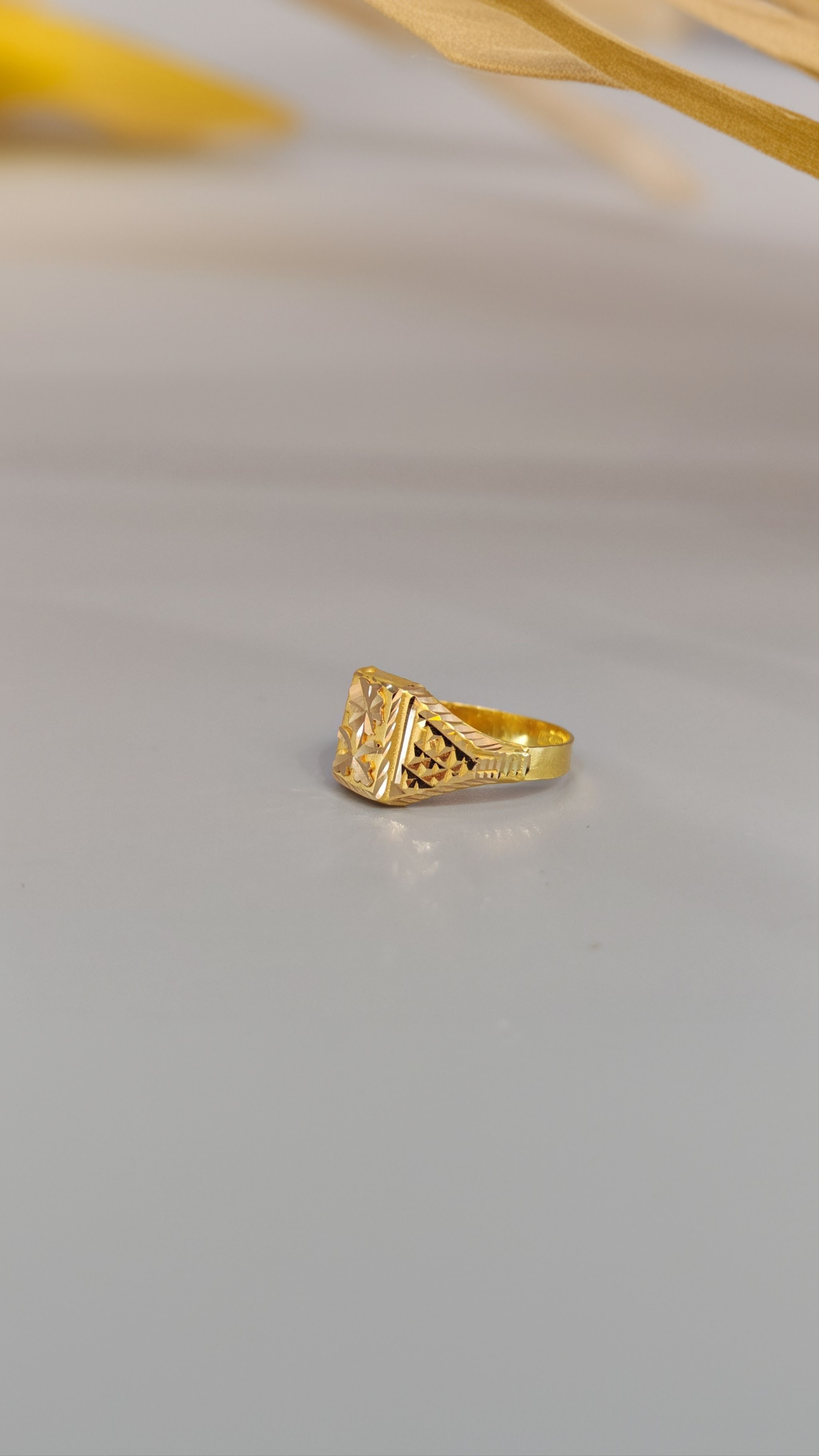 Saudi Logo Gold ring 21k
