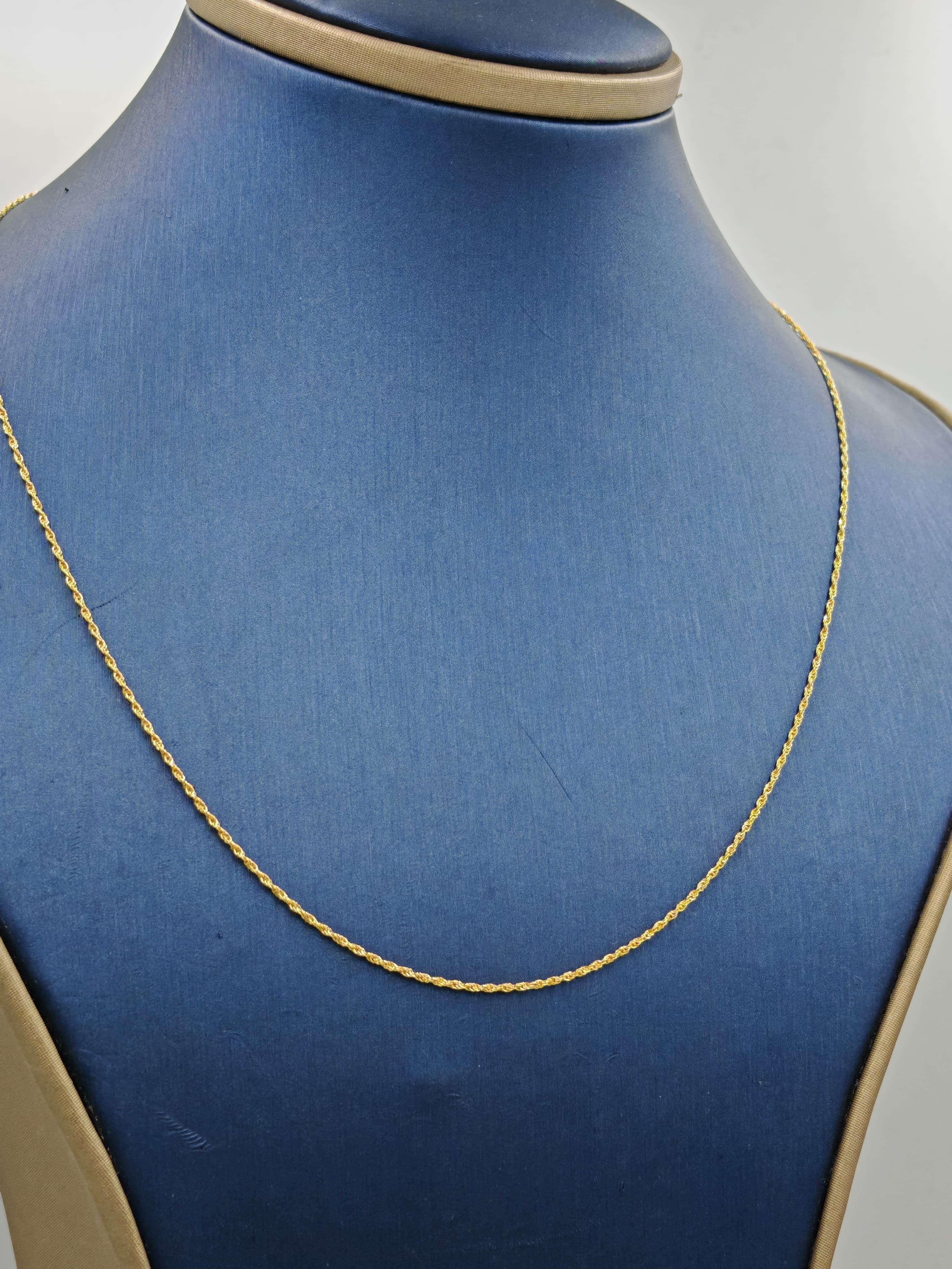 Rope necklace 21K سلسال مبروم عيار 21