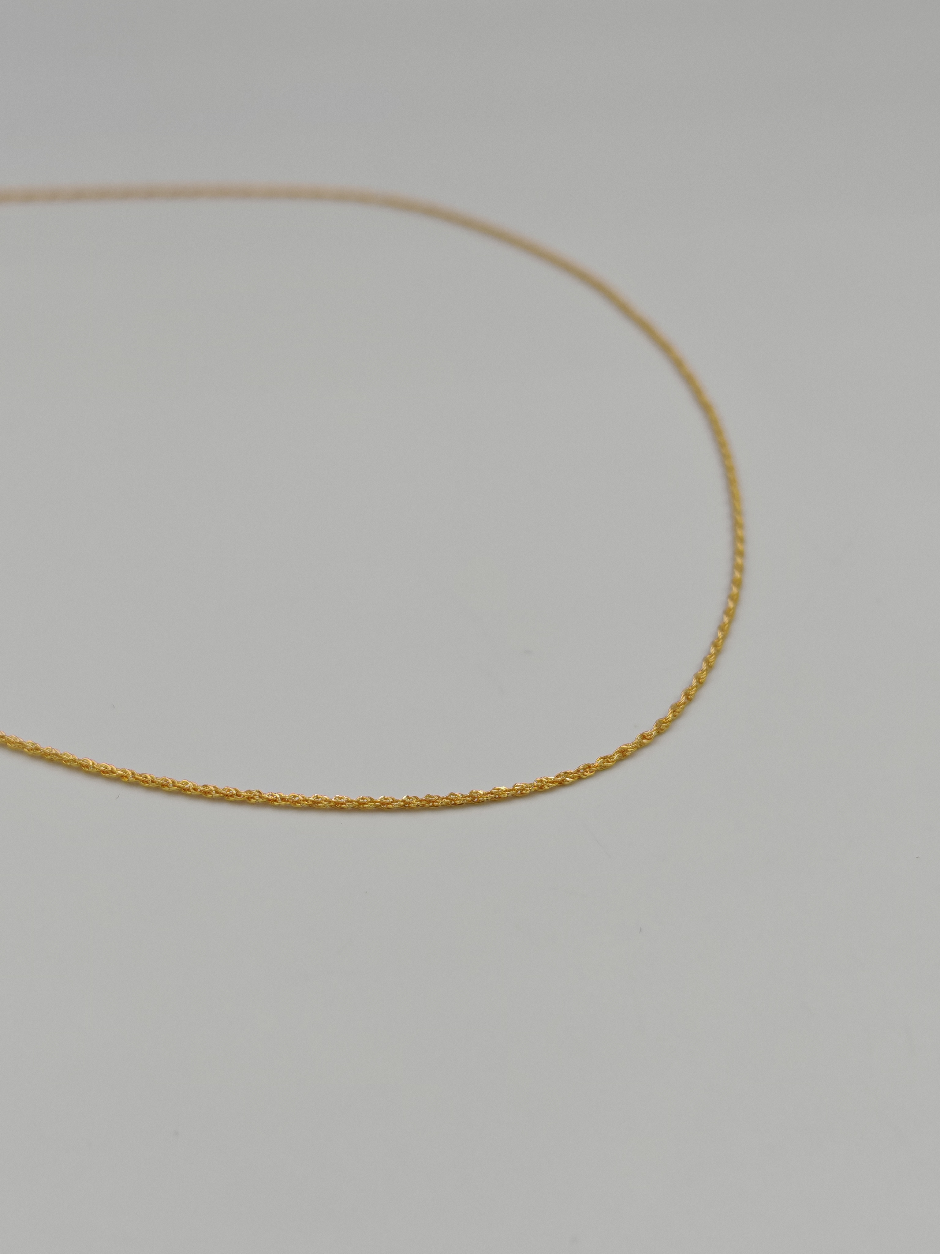 Rope necklace 21K سلسال مبروم عيار 21