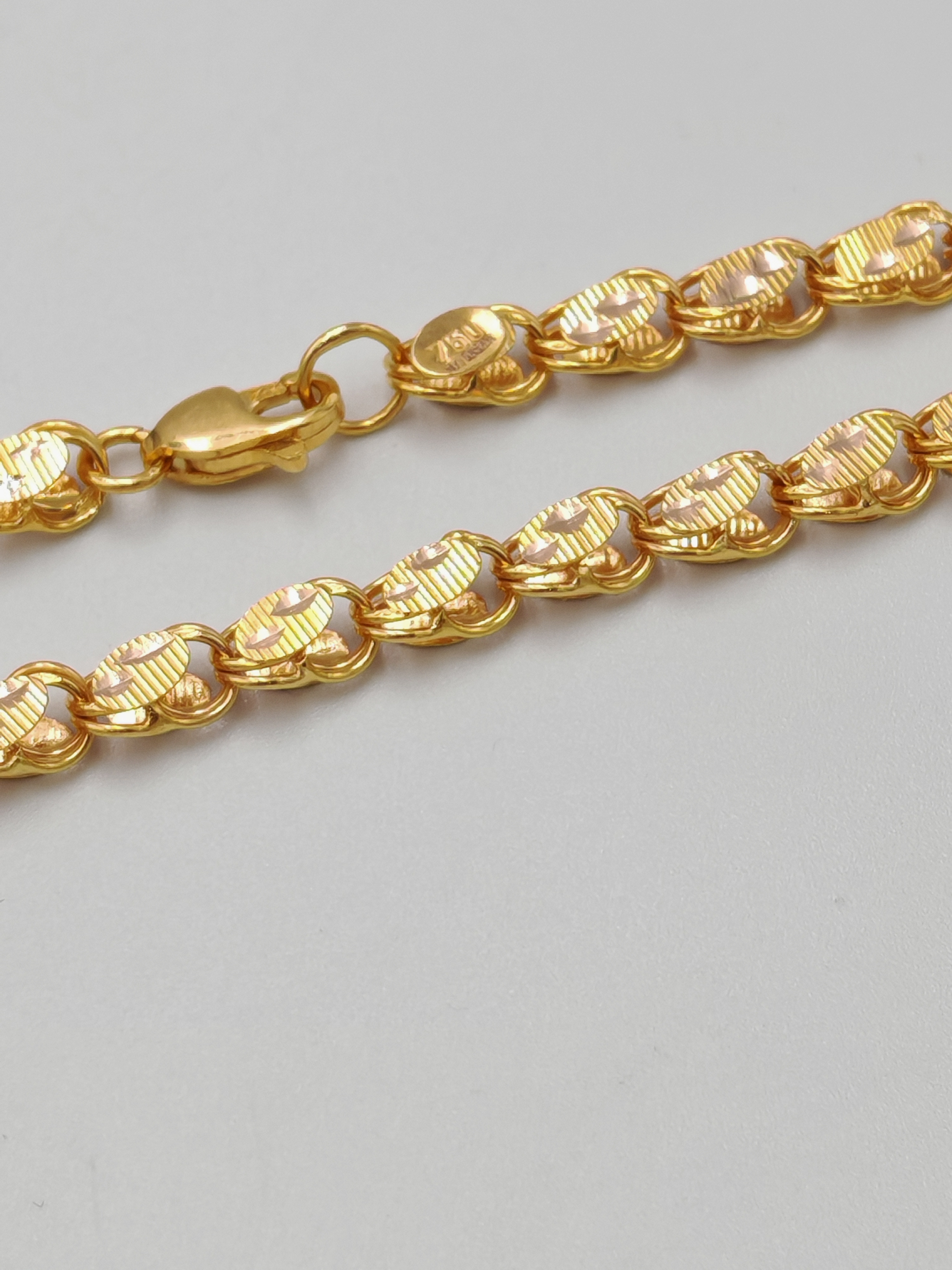 Damascus Chain 18K Gold