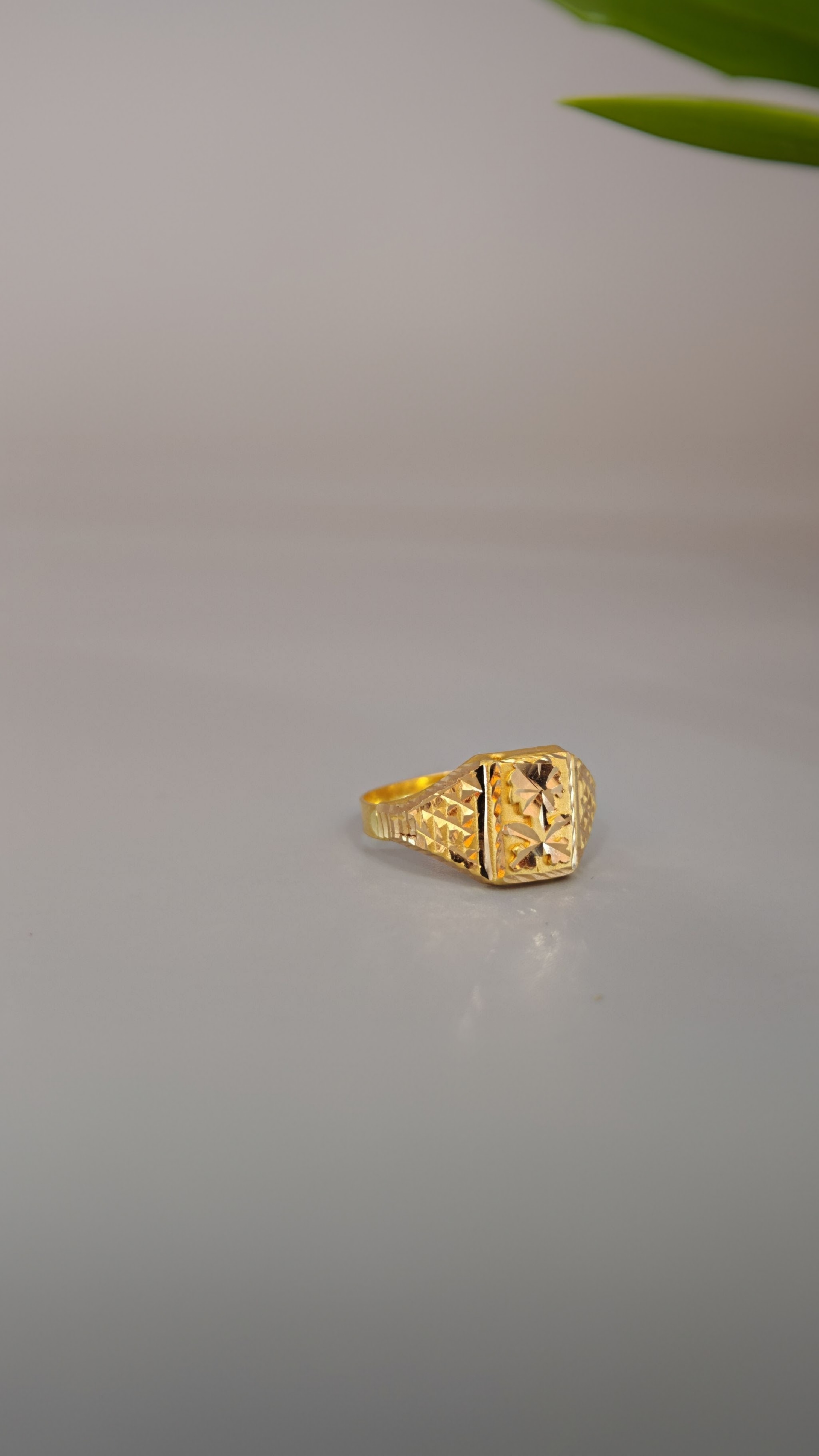 Saudi Logo Gold ring 21k