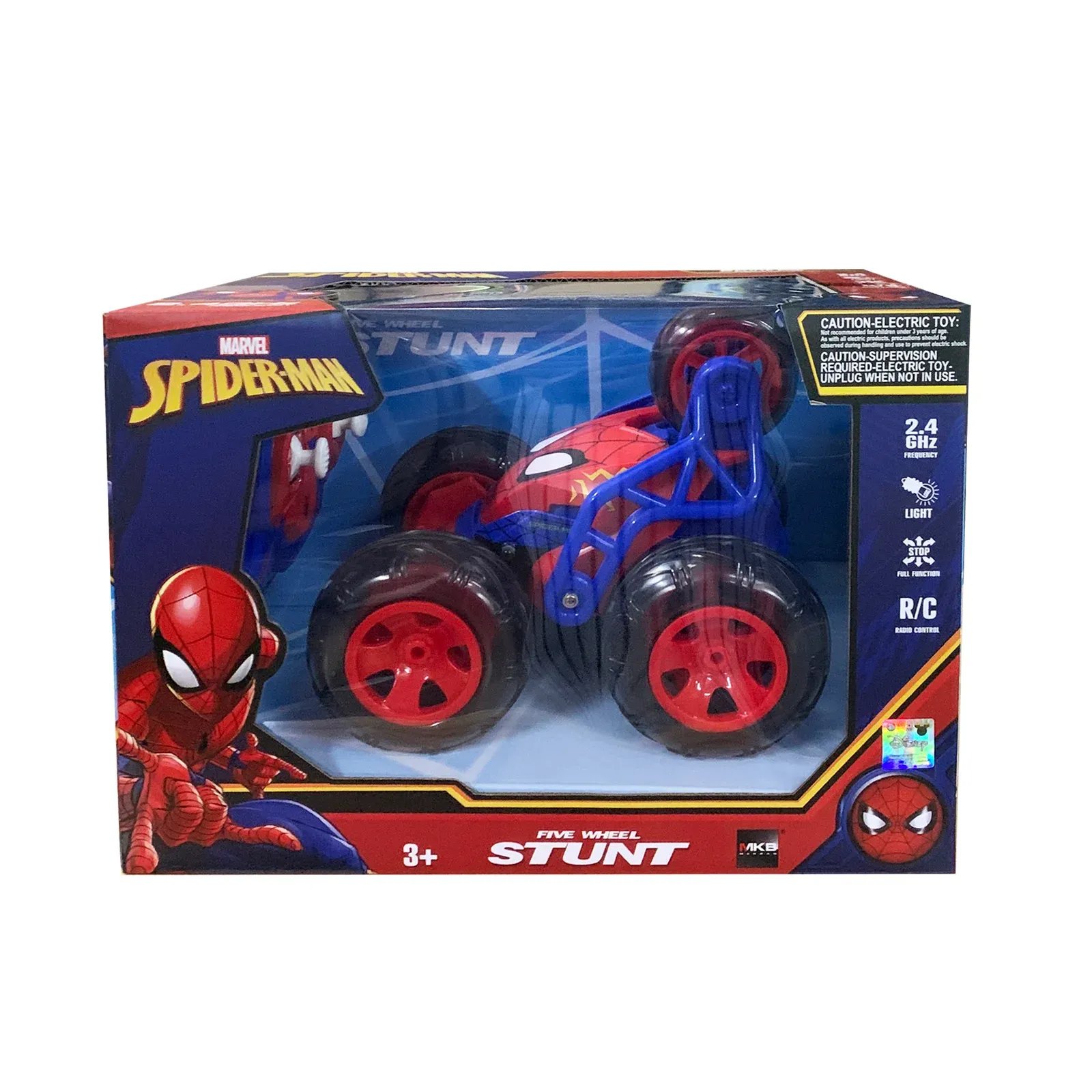 For Boys 4-6 SPIDERMAN Marvel Spider-Man Crawl 'N Blast Spider, Car ...