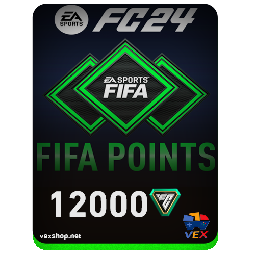 شحن 12000 Points لعبة FC24 [عن طريق الحساب]