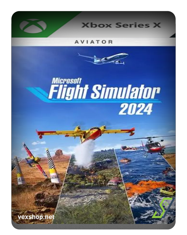 لعبة Flight Simulator 2024 Aviator Edition للإكس بوكس سيريس