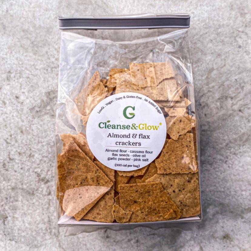 Almond & Flax Crackers - Shop joyfully with Mazeed