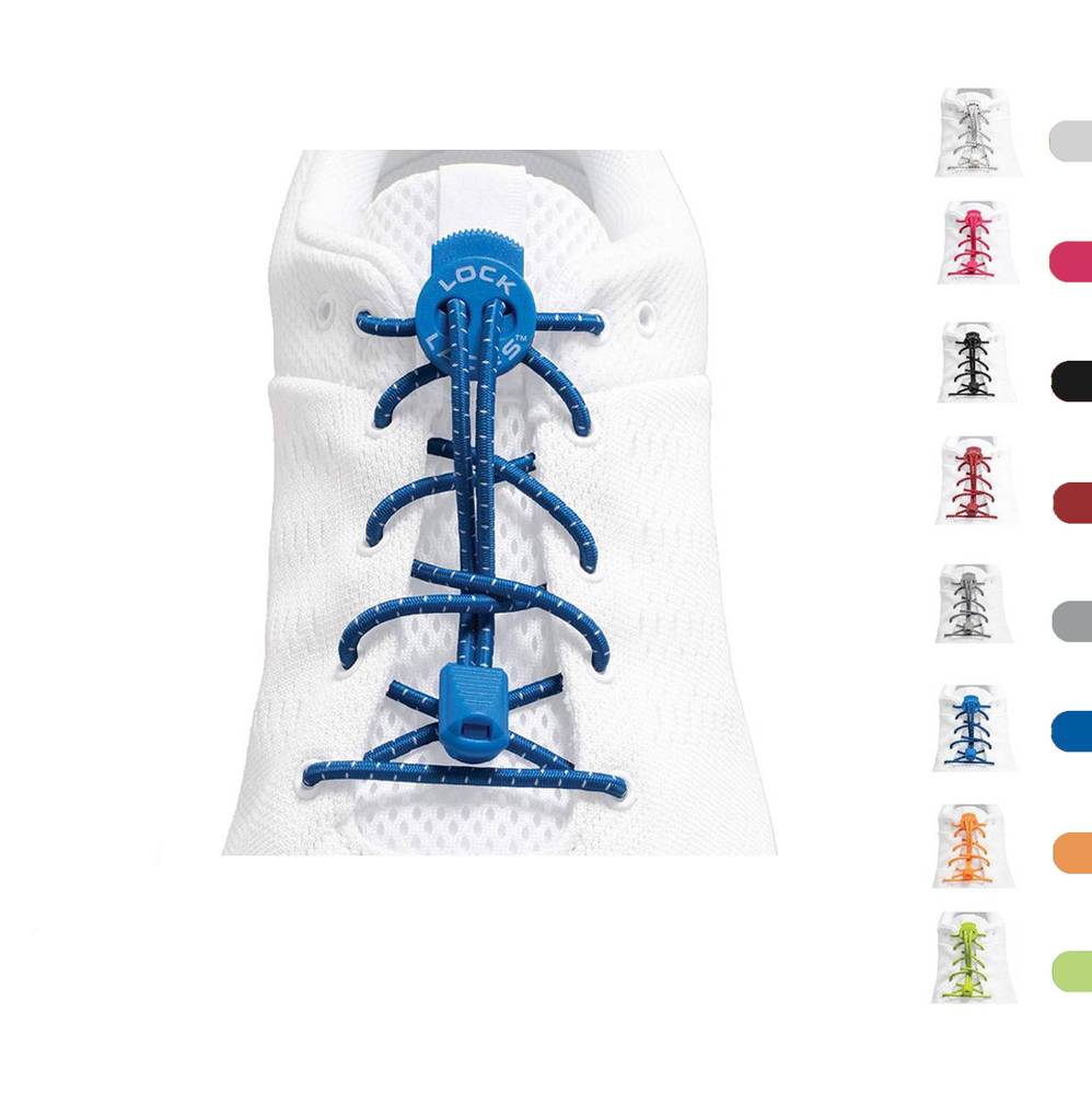 Lock Laces Elastic No Tie Shoelaces - Shop joyfully with Mazeed