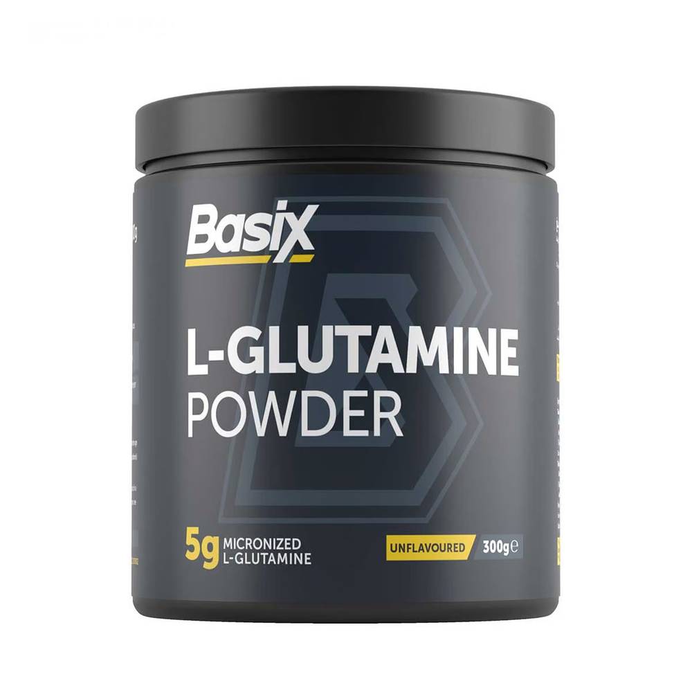 Basix Nutrition L-Glutamine Powder (300g) - Shop joyfully with Mazeed