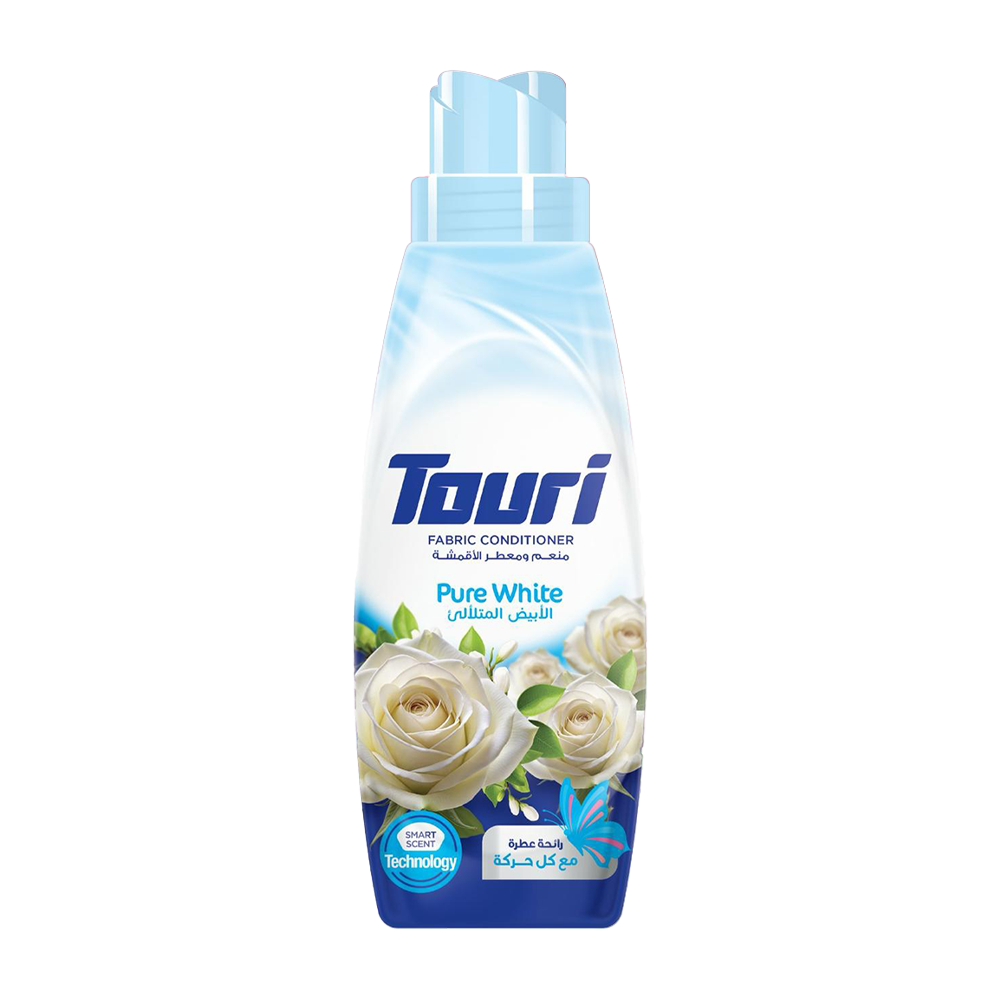 TOURI FABRIC SOFTENER 750 ML BRIGHT WHITE - Shop joyfully with Mazeed