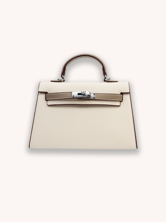 Mini Kelly Double Colour 22cm - silver