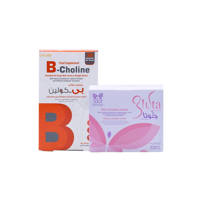 بكج صحة الكبد (بي كولين - جلوتا) Liver Health Bundle (B-Choline – Gluta)