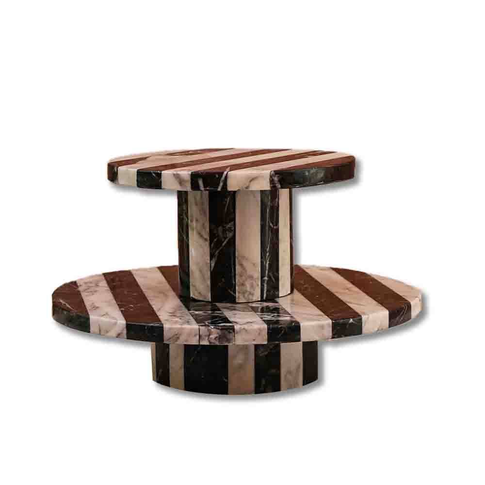 Milano marble stand (set of 2) - Shop joyfully with Mazeed