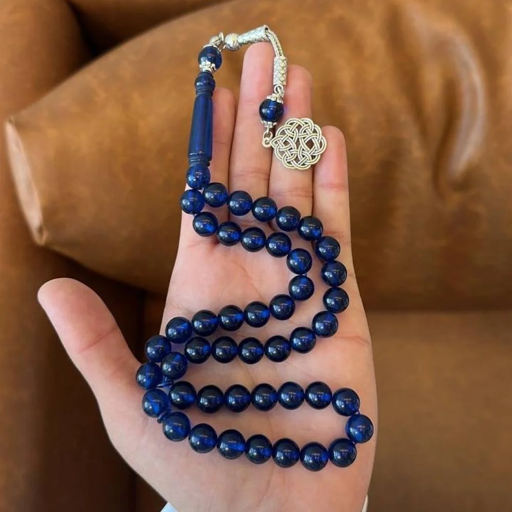 Blue bakelite rosary - Shop joyfully with Mazeed