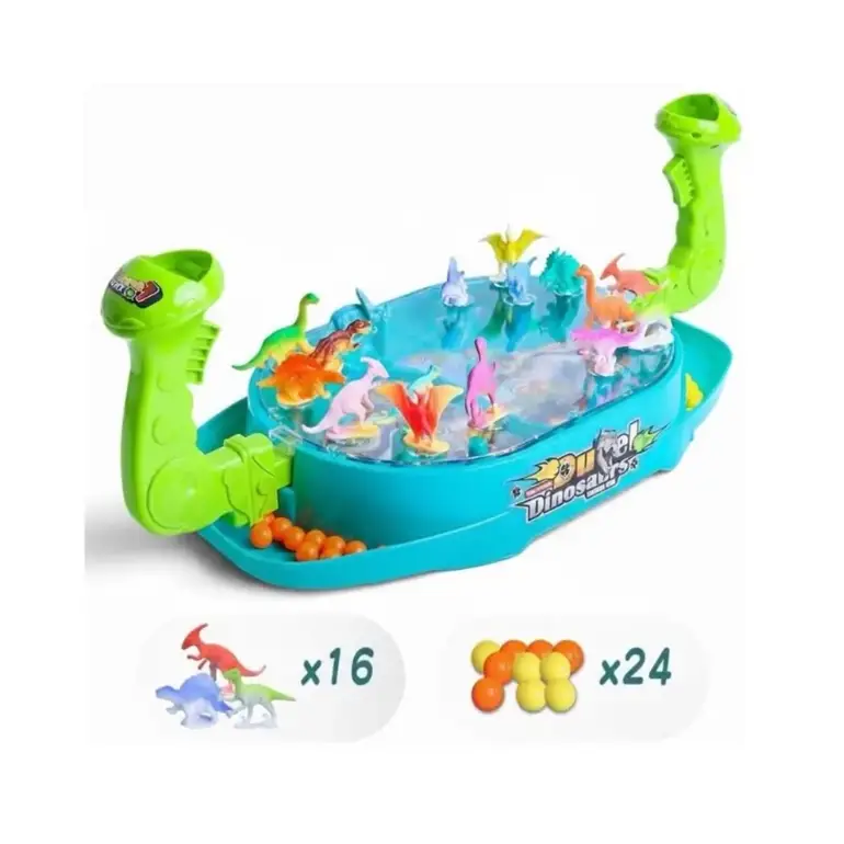 Interactive Dinosaur Tabletop Pinball Game for Kids – 2-Player Battle ...