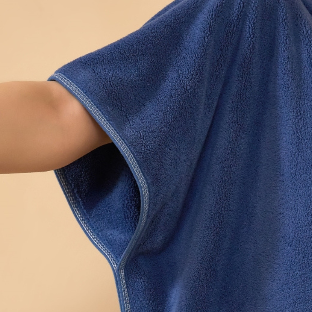 Plain Cappa for ages 9-11 - blue