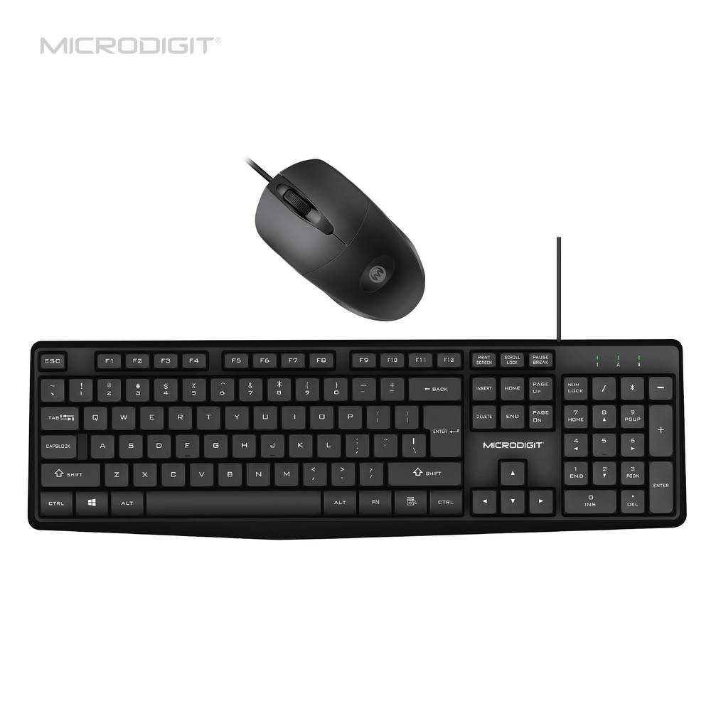 Wired and Wireless Computer Keyboard