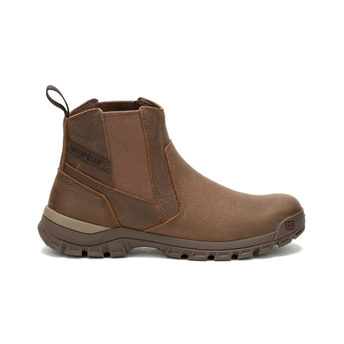 CAT-Threshold Chelsea Mushroom Leather Shoes For Mens