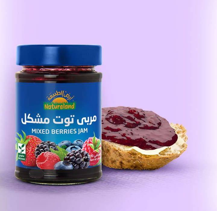 أرض الطبيعة مربى توت مشكل 200 جرام