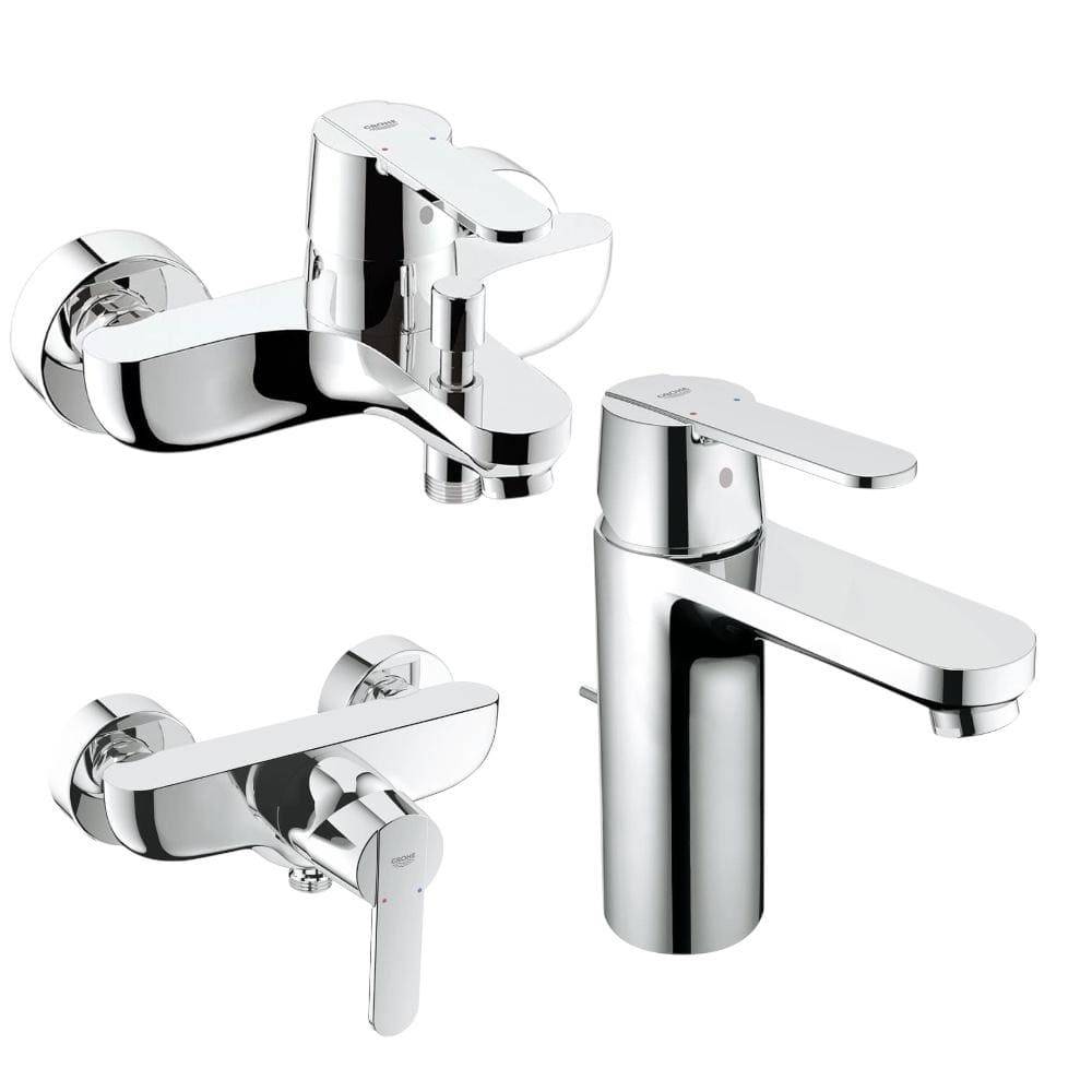 GROHE Get Mixer Set – Chrome – 3 Pieces - Shop joyfully with Mazeed