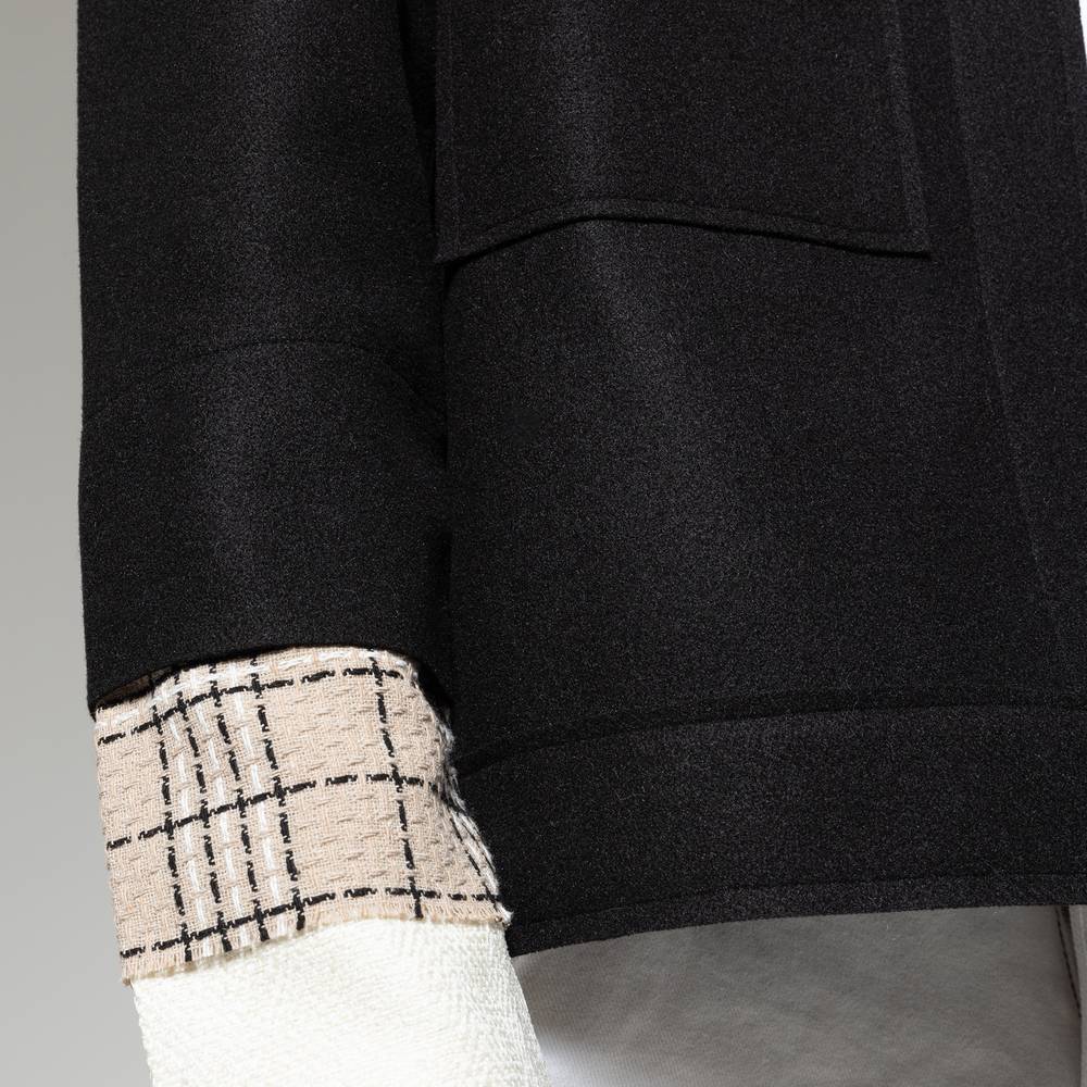 Black David Crew Jacket