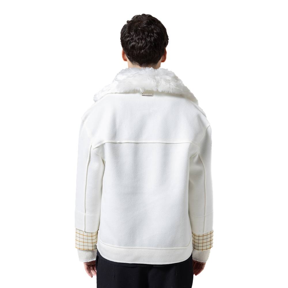 White David Crew Jacket