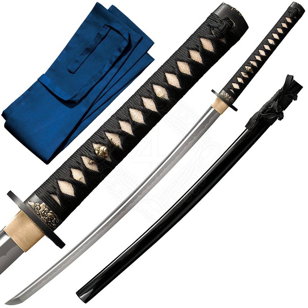 Cold Steel 88K Katana, Emperor Series, 29.5" 1060 Carbon Steel Blade ...