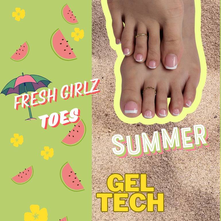 Fresh Girls Toes