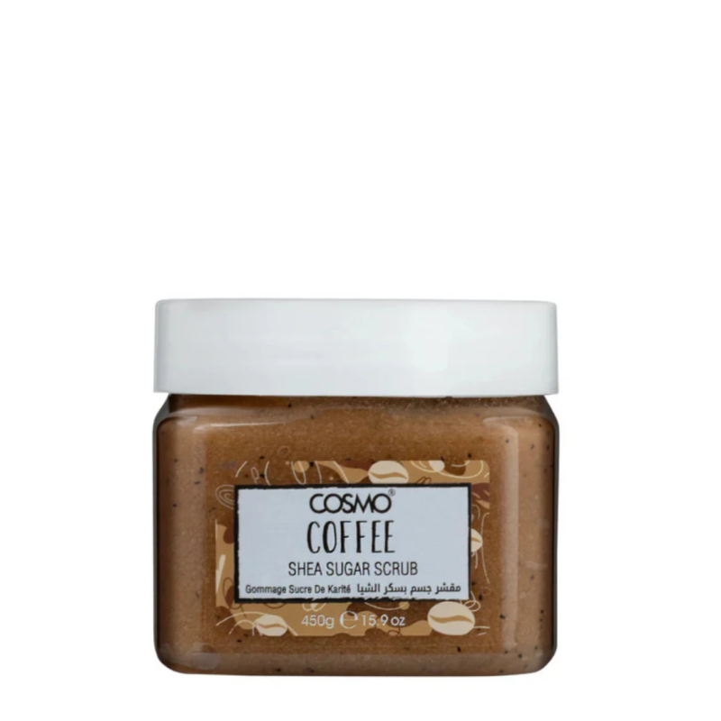 Cosmo Sugar Scrub Shea Butter & Coffee – 450 g - Shop joyfully with Mazeed