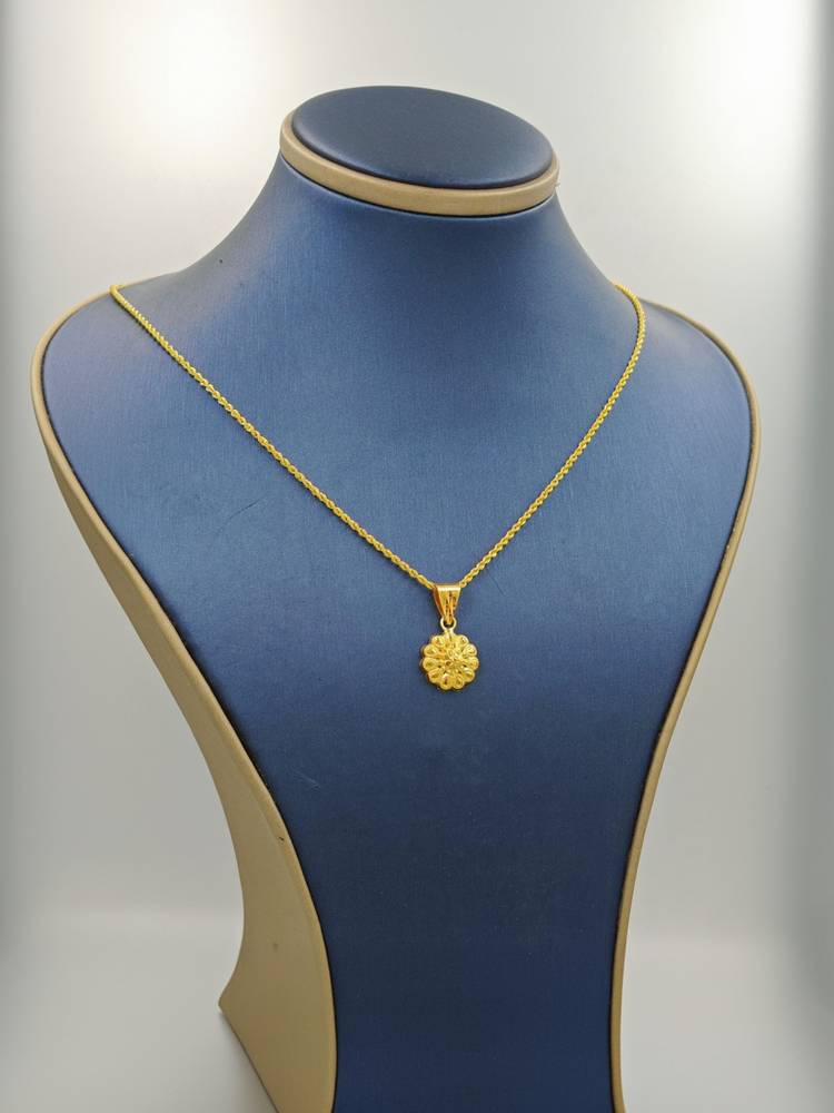 gold Chain & Pendant 21K