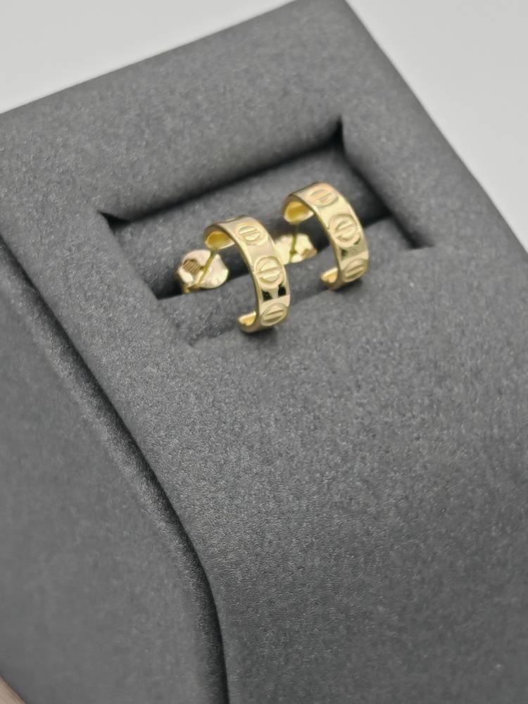 Cartier earring 18K Gold حلق كارتير ذهب عيار 18