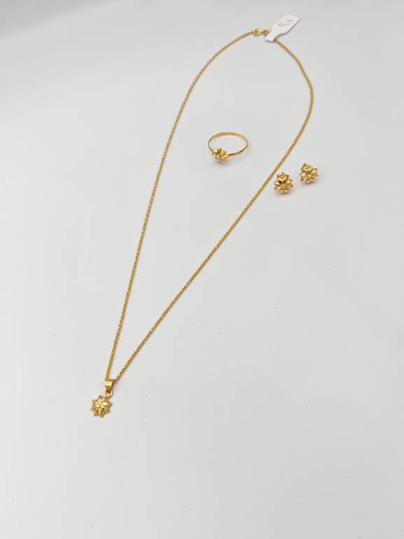 21K set saudi gold pure