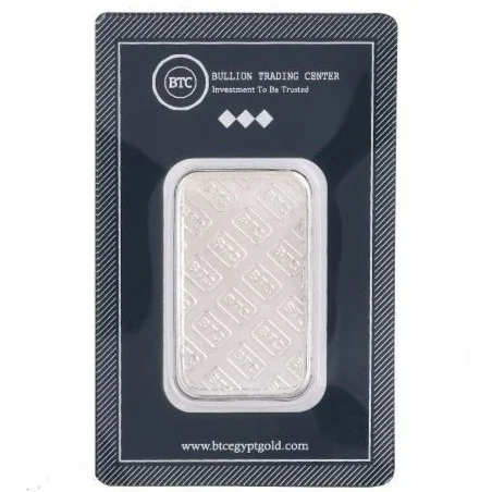 BTC Silver Bar, 999 Purity, 31.1 grams - Shop joyfully with Mazeed