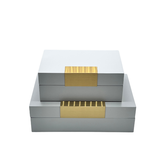 HOCO Light Gray Wooden Box Set