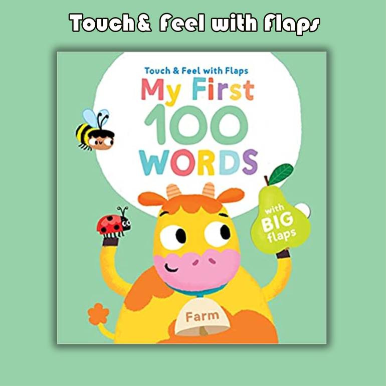 Touch& Feel with Flaps- My First 100 words